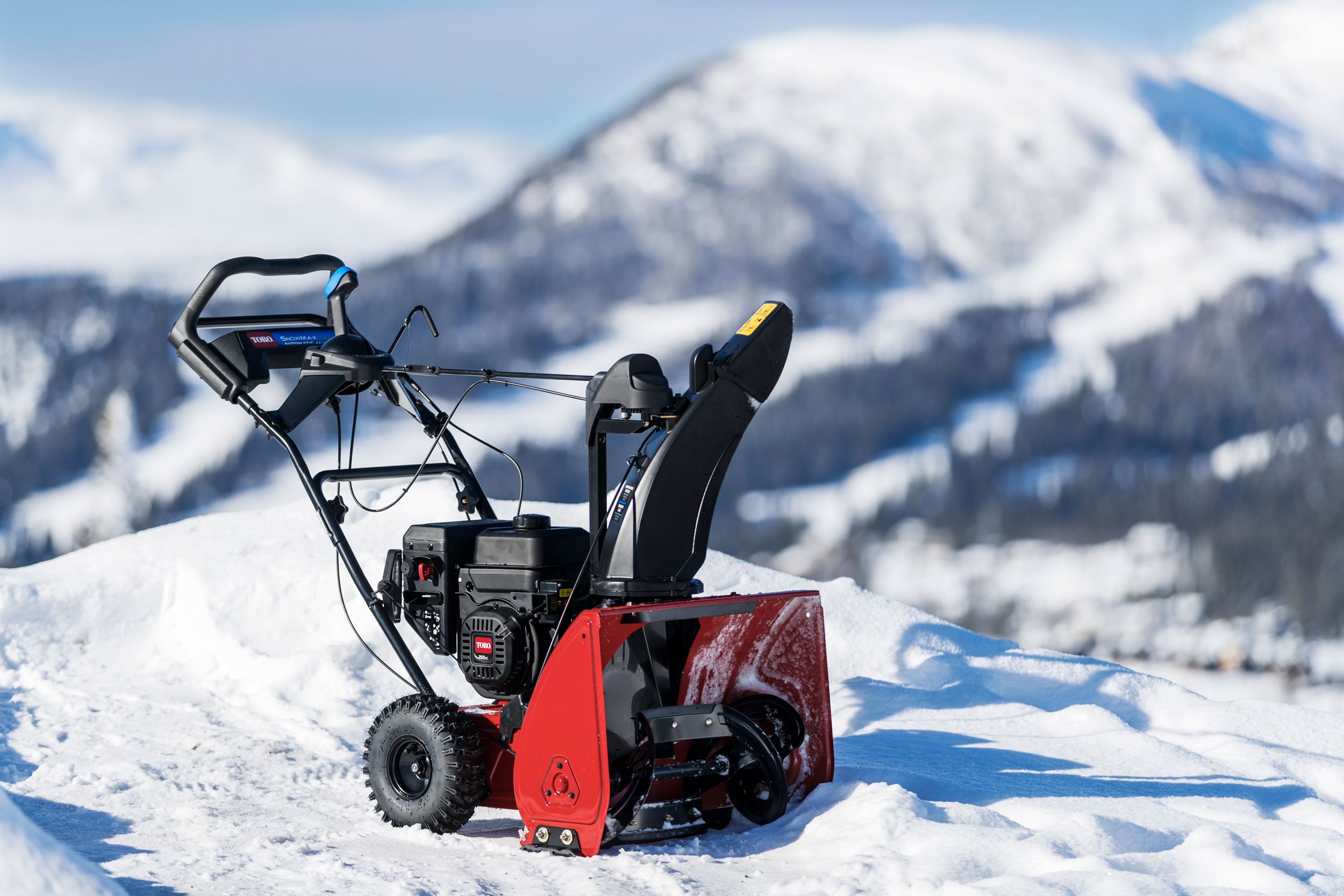 Toro Snow Max 724 QXE - Lättanvänd 1-stegs snöslunga för djup snö