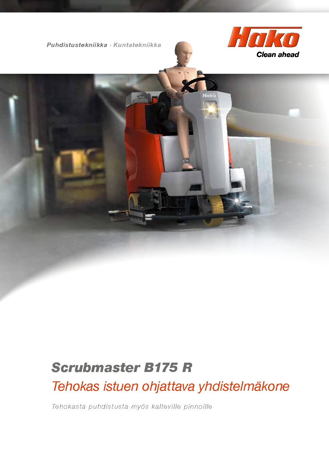 Hako Scrubmaster B75 - Kompakt åkbar kombiskurmaskin