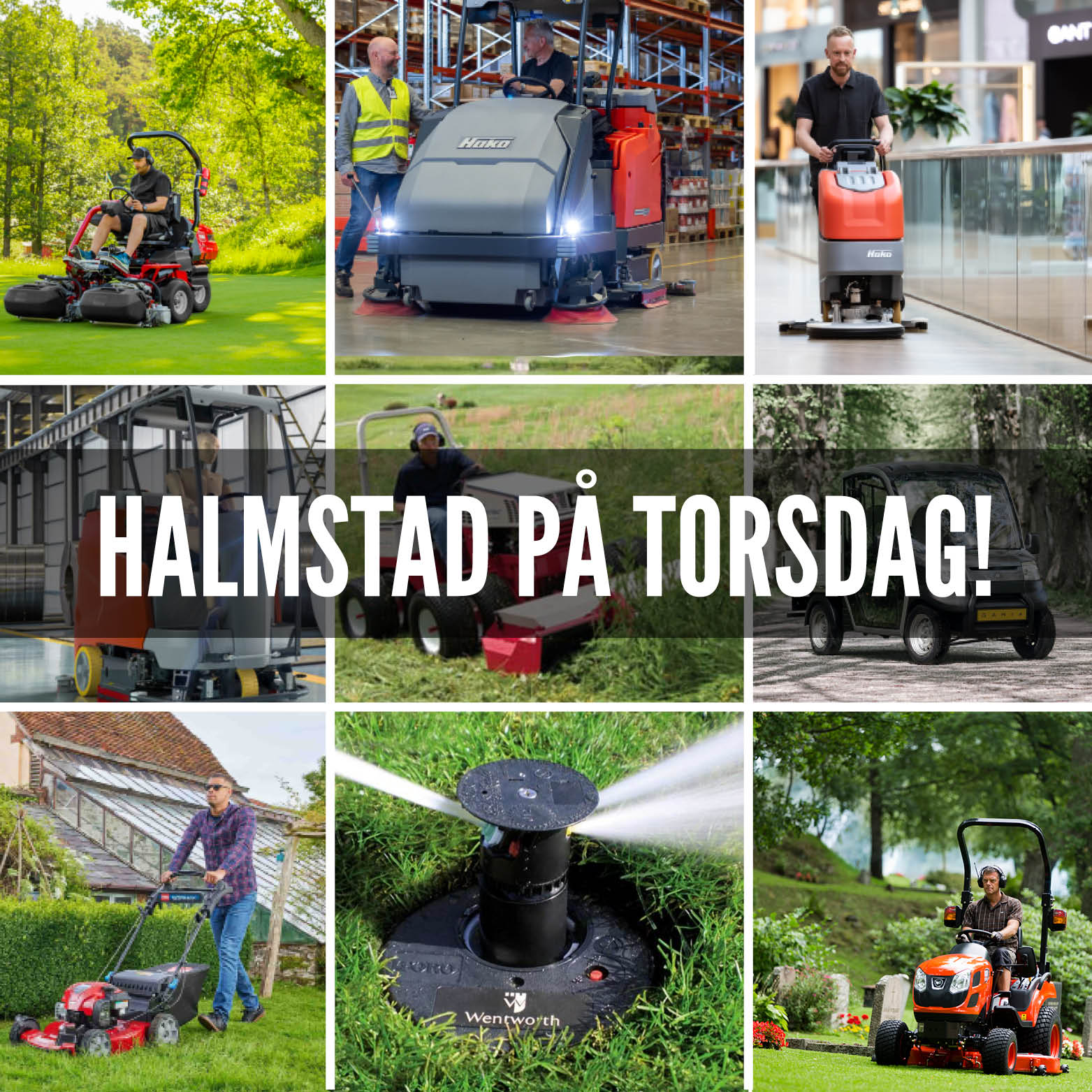 Maskinvisning i Halmstad - Hako