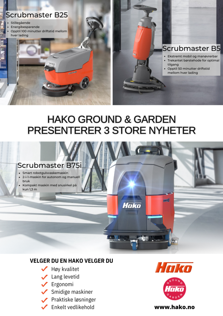 Hako presenterer 3 store nyheter - Hako